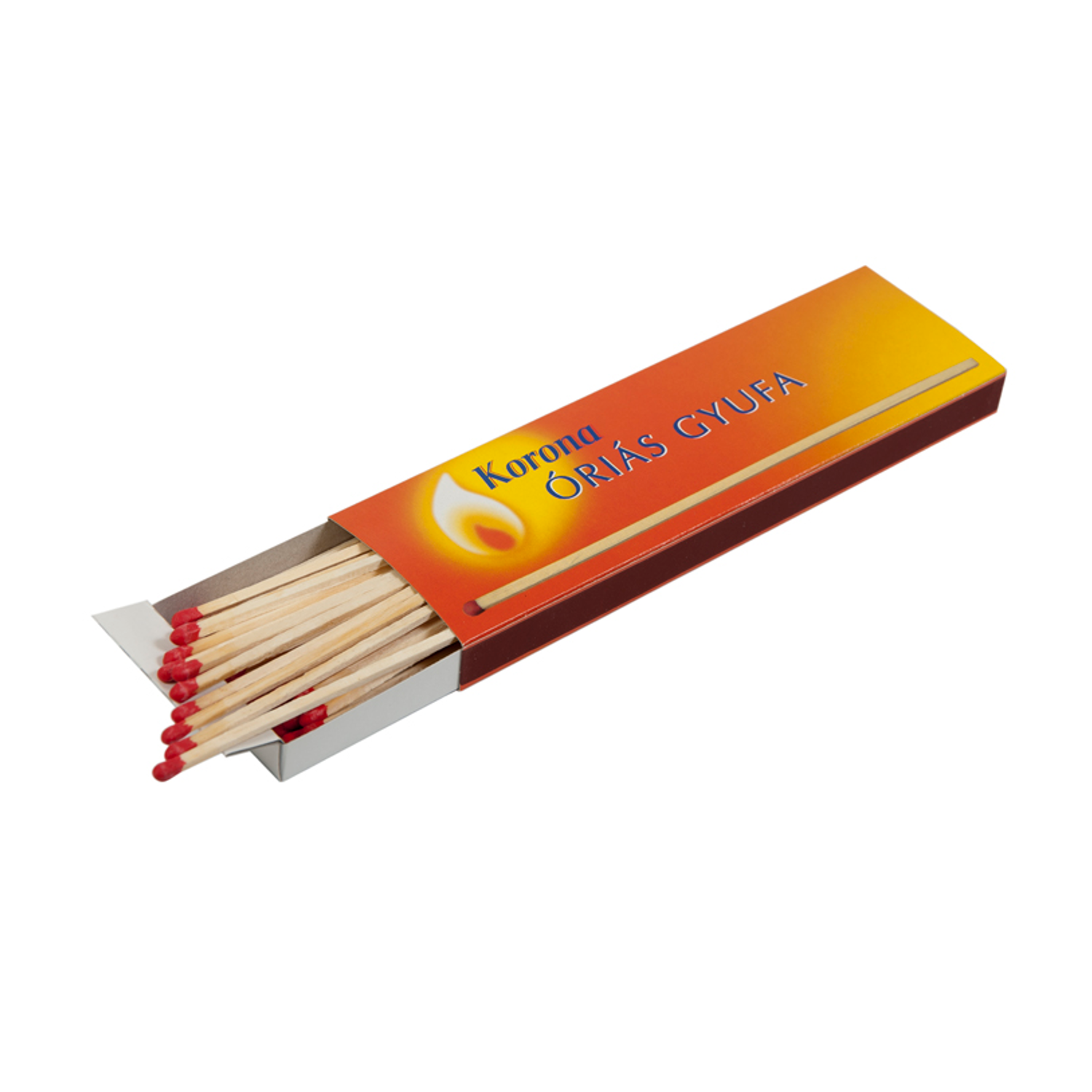 KORONA ÓRIÁS GYUFA 22X6,5X2CM - Begyújtó, faszén - Grill - Kert