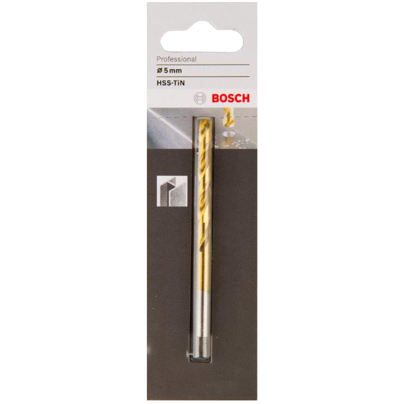 BOSCH PROFI FÉMFÚRÓ HSS TIN 5X86 MM - Fúró, csavarozó, véső