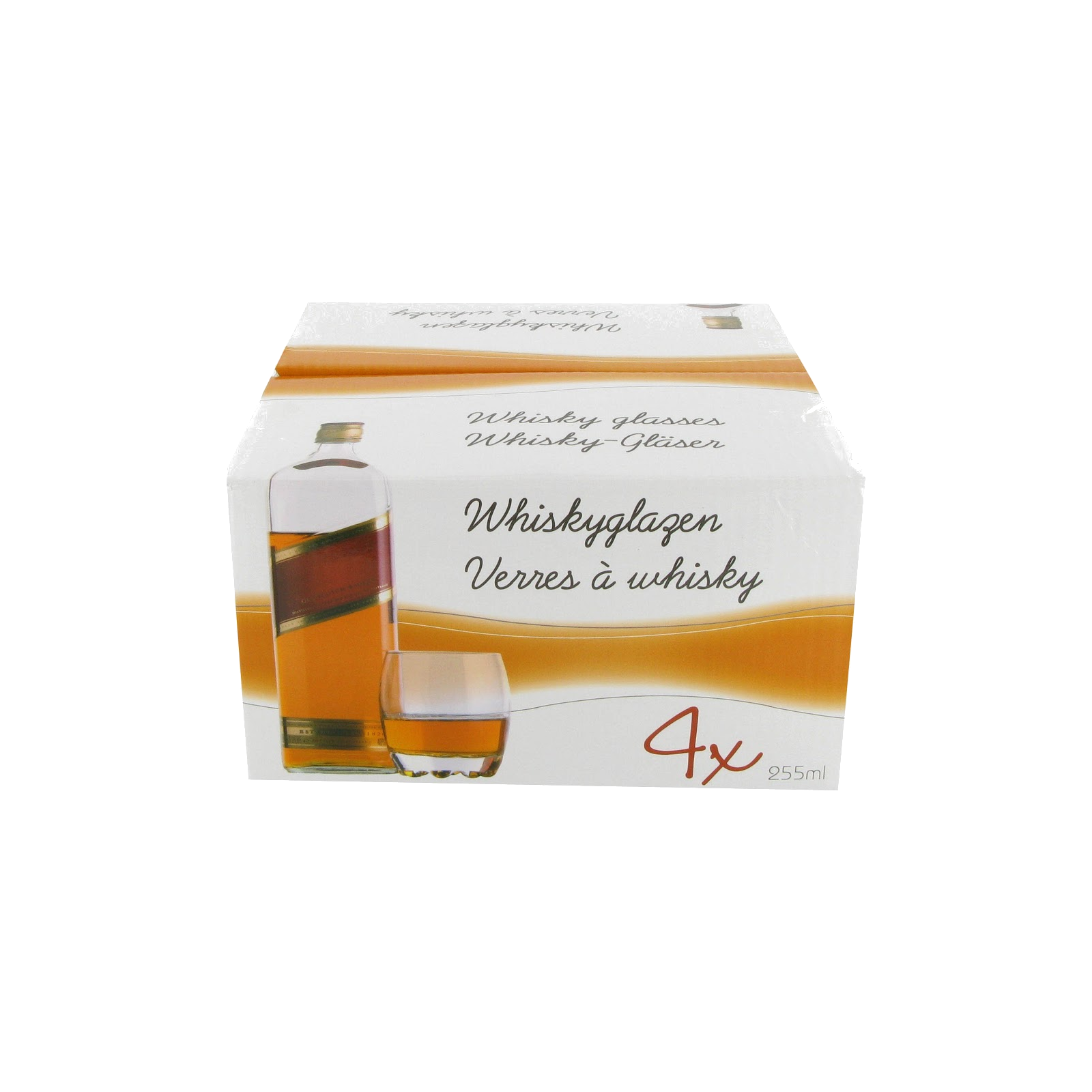 Viszkis pohár 255ml 4db-os üveg - Tálalóedény - Konyhai eszköz