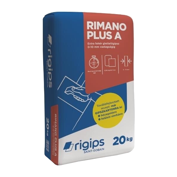 Rigips rimano plus glettelőgipsz a 20 kg - Gipsz - Építőanyag,