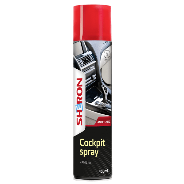 SHERON COCKPIT SPRAY SHINE VANILIA AEROSOL 400ML - Autó ápolás