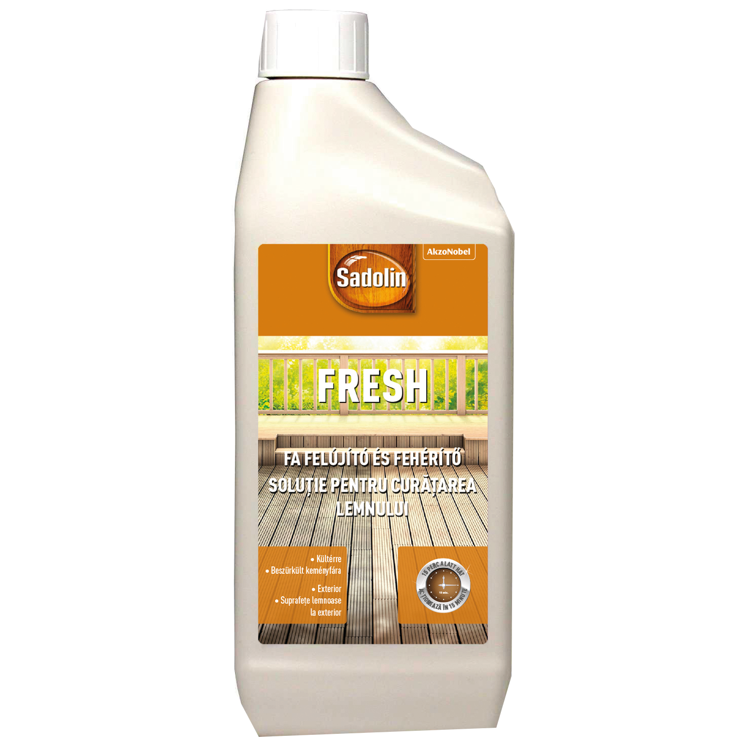 Sadolin fresh famegújító, fehérítő bevonat 0,75l - Lazúr