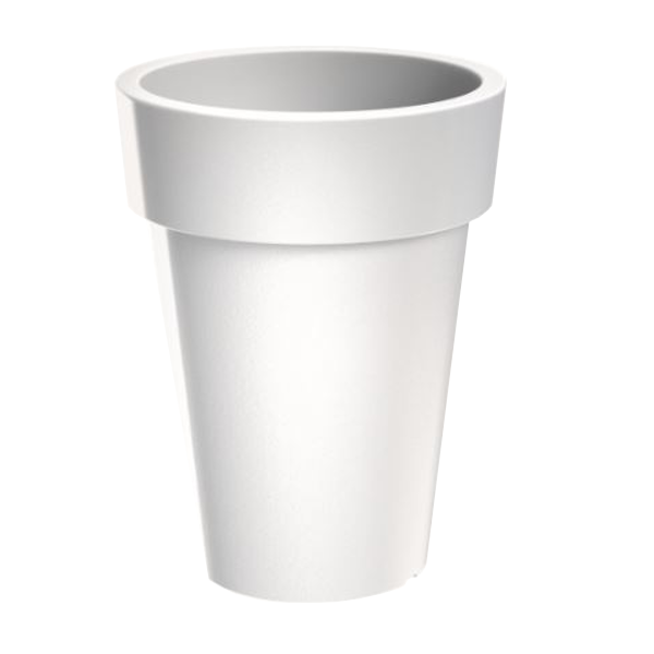 LOFLY SLIM MŰANYAG CSERÉP 40X52CM FEHÉR - Virágcserép