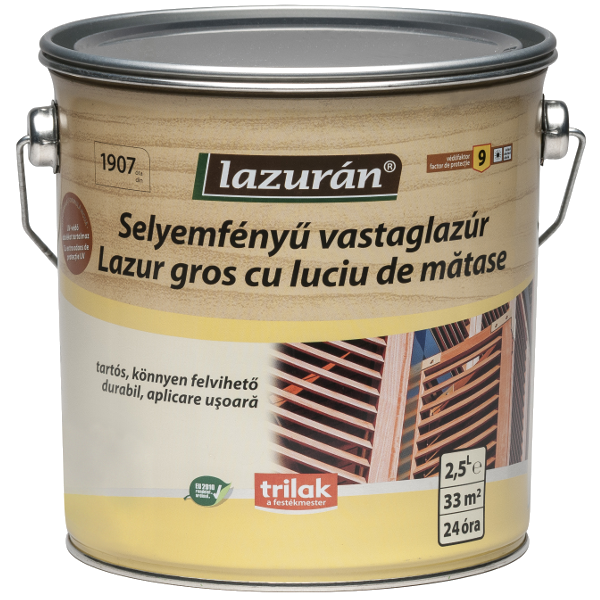 Lazurán vastaglazúr 0,75 l tiszafa selyemfényű - Lazúr