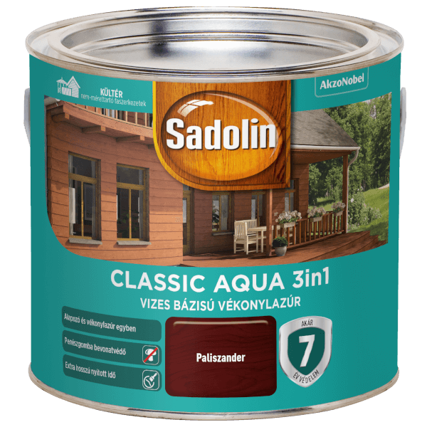 Sadolin classic aqua paliszander 2.5 l - Lazúr - Festék, lakk,