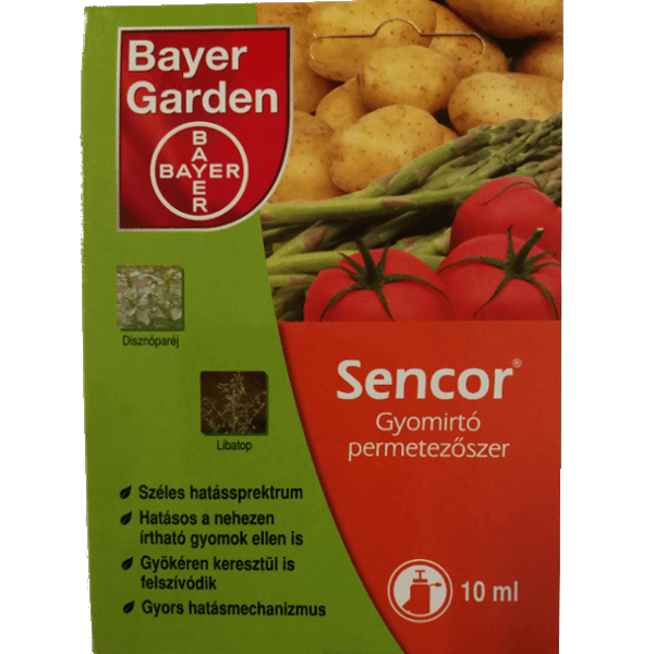 Bayer garden Sencor 10ml gyomirtó széles hatásspektrumú