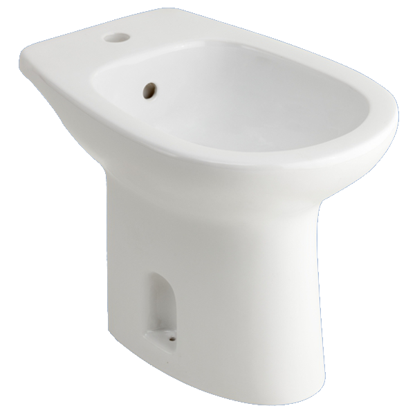 ALFÖLDI BÁZIS BIDÉ, ÁLLÓ, KERÁMIA, FEHÉR - Bidé - Szaniter