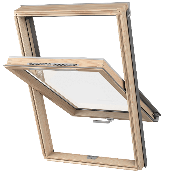 Fa tetőtéri ablak Lumica 78x140cm uw=1,25 mka - Velux ablak és