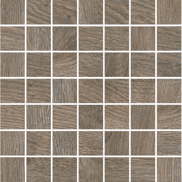 SOUL MOZAIK CSEMPE 24,86X25CM FAMINTÁS BARNA - Dekorcsempe