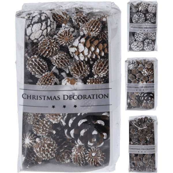 TOBOZ SZETT, NATÚR SZÍNBEN - Karácsonyi dekoráció - Karácsony