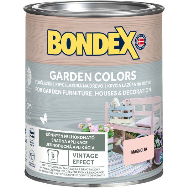 BONDEX GARDEN COLORS 0,75L MAGNÓLIA - Vizes bázisú festék