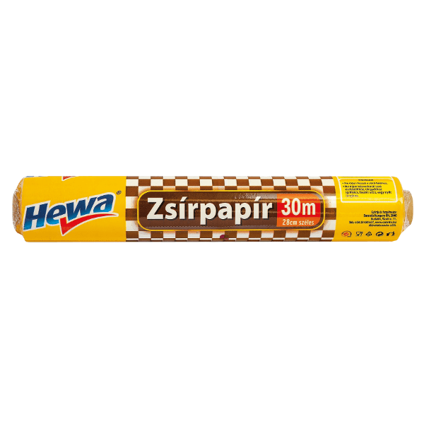 Hewa zsírpapír 30 m tekercs - Zacskó, fólia, szemeteszsák