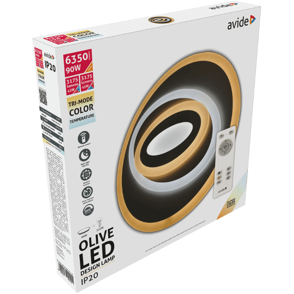 AVIDE OLIVE LED MENNYZETI 90W - Mennyezeti lámpa - Világítás,