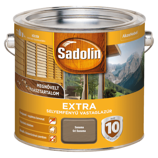 Sadolin extra 2,5 l sonoma - Lazúr - Festék, lakk, ragasztó