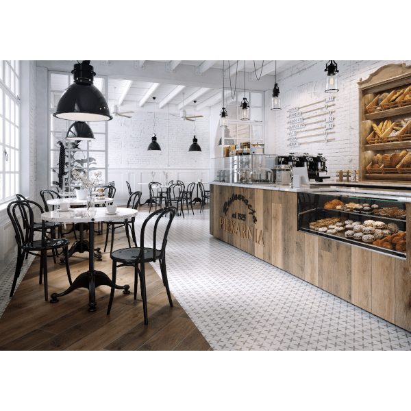 Cersanit patchwork clover kültéri fagyálló szürke-fehér