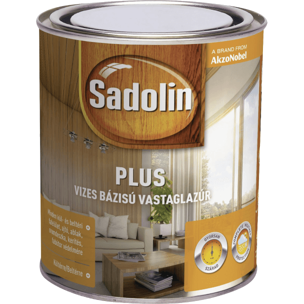 SADOLIN PLUS 0,75L ANGOLVÖRÖS - Lazúr - Festék, lakk, ragasztó
