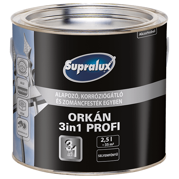 Supralux orkán 3in1 Profi alumínium 2,5l - Zománcfesték