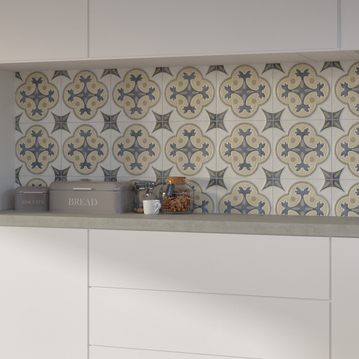 Cersanit rockland patchwork gres padlólap 29,8x29,8cm 1,33 m2/csomag