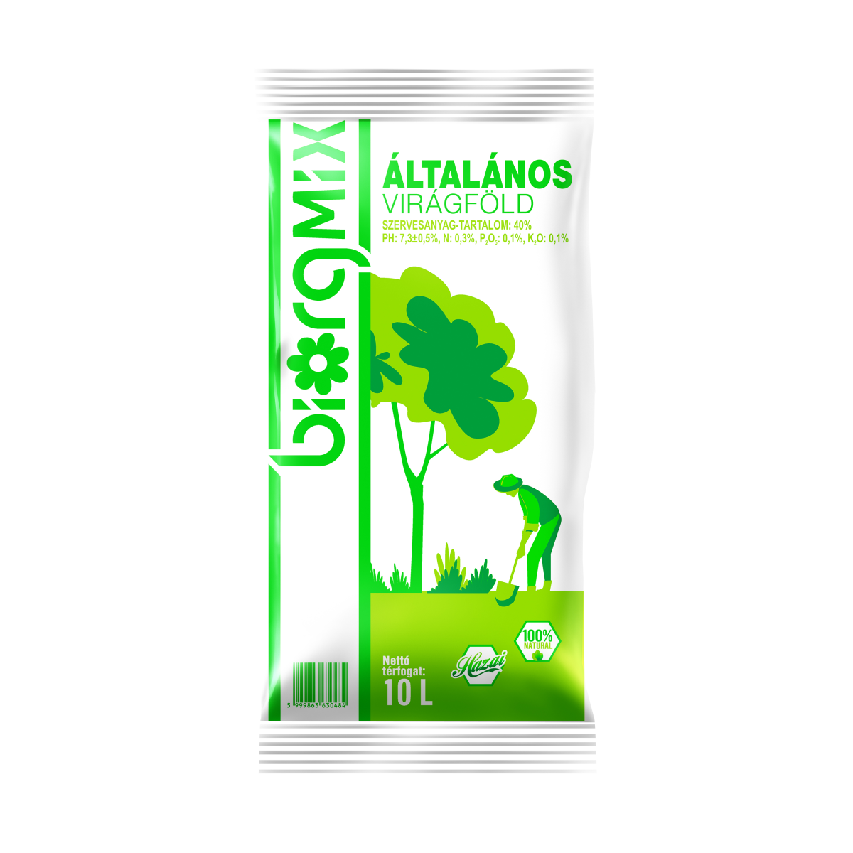 Biorgmix virágföld általános 10 l - Virágföld