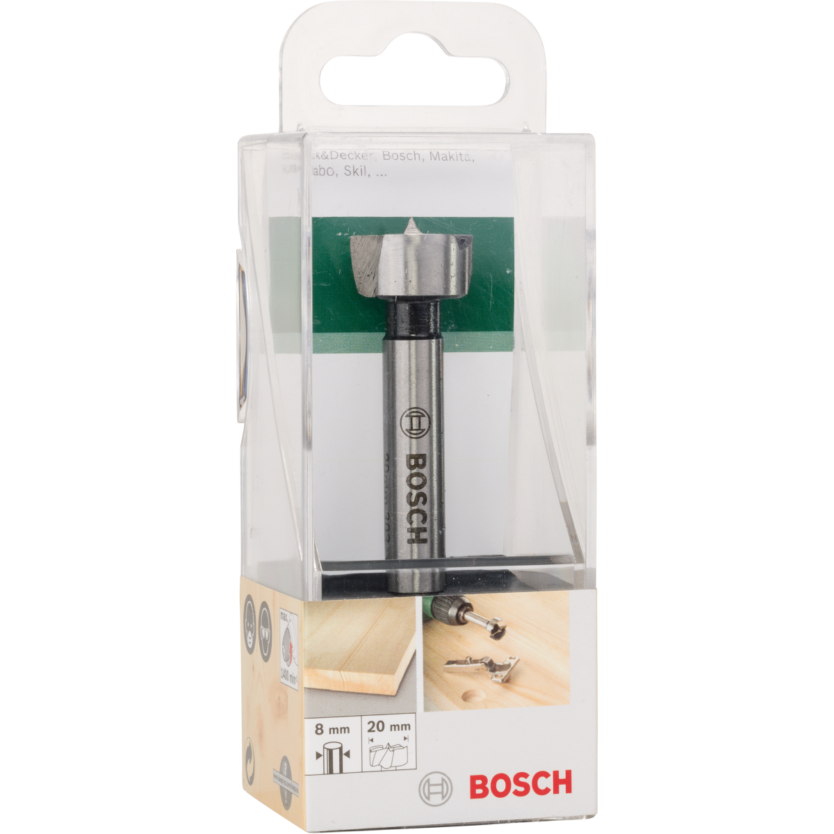 Forstner fúrószár 20mm Bosch - Fúró, csavarozó, véső