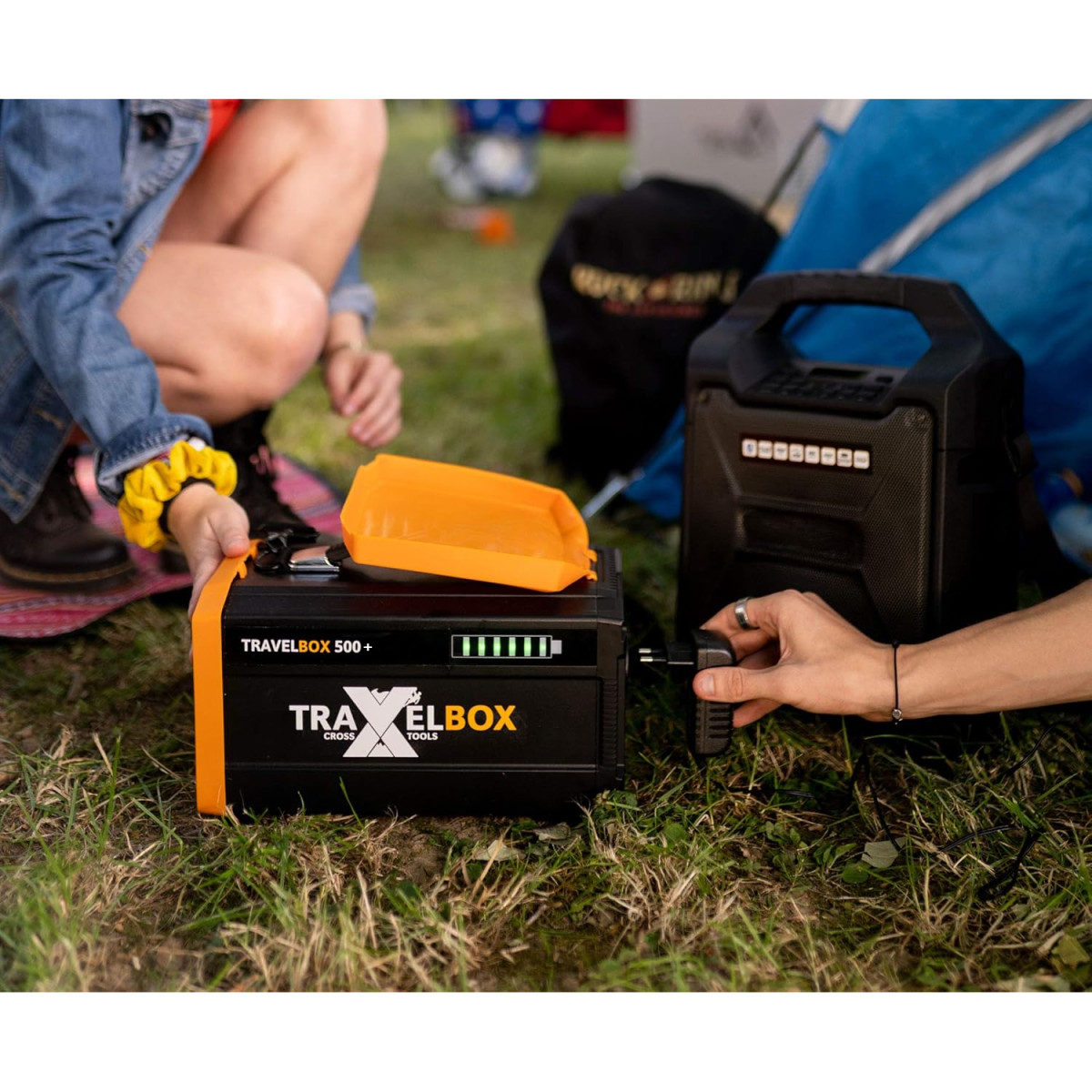 Hordozható akkubox 700w "travelbox 500+" Cross tools
