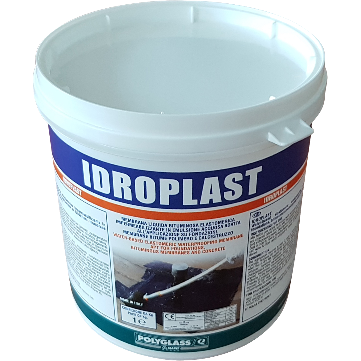 Polyglass idroplast kenhető bitumenes vízszigetelés 5 kg