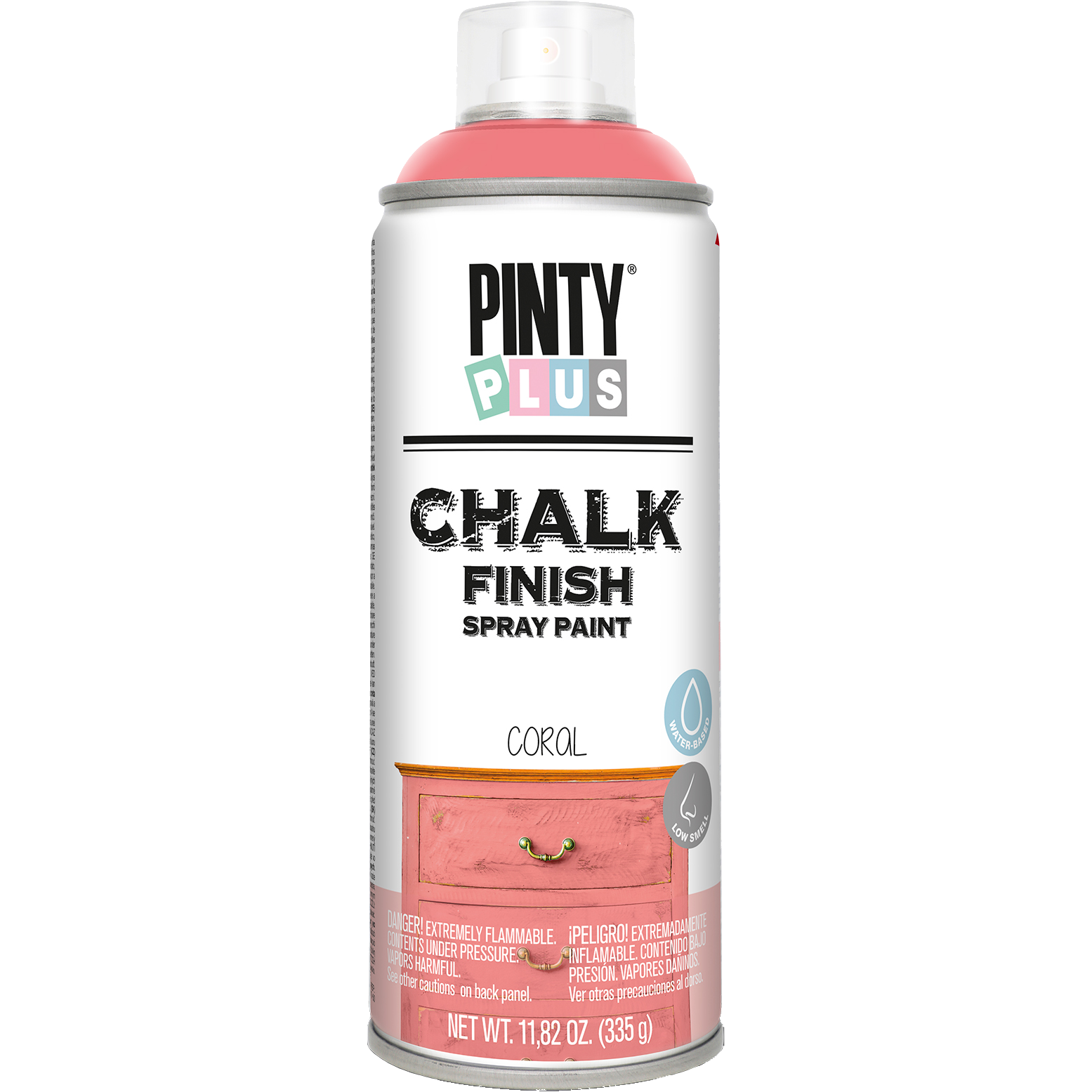 Pinty Plus chalk kréta festék spray 400ml ck827 Korall - Festék