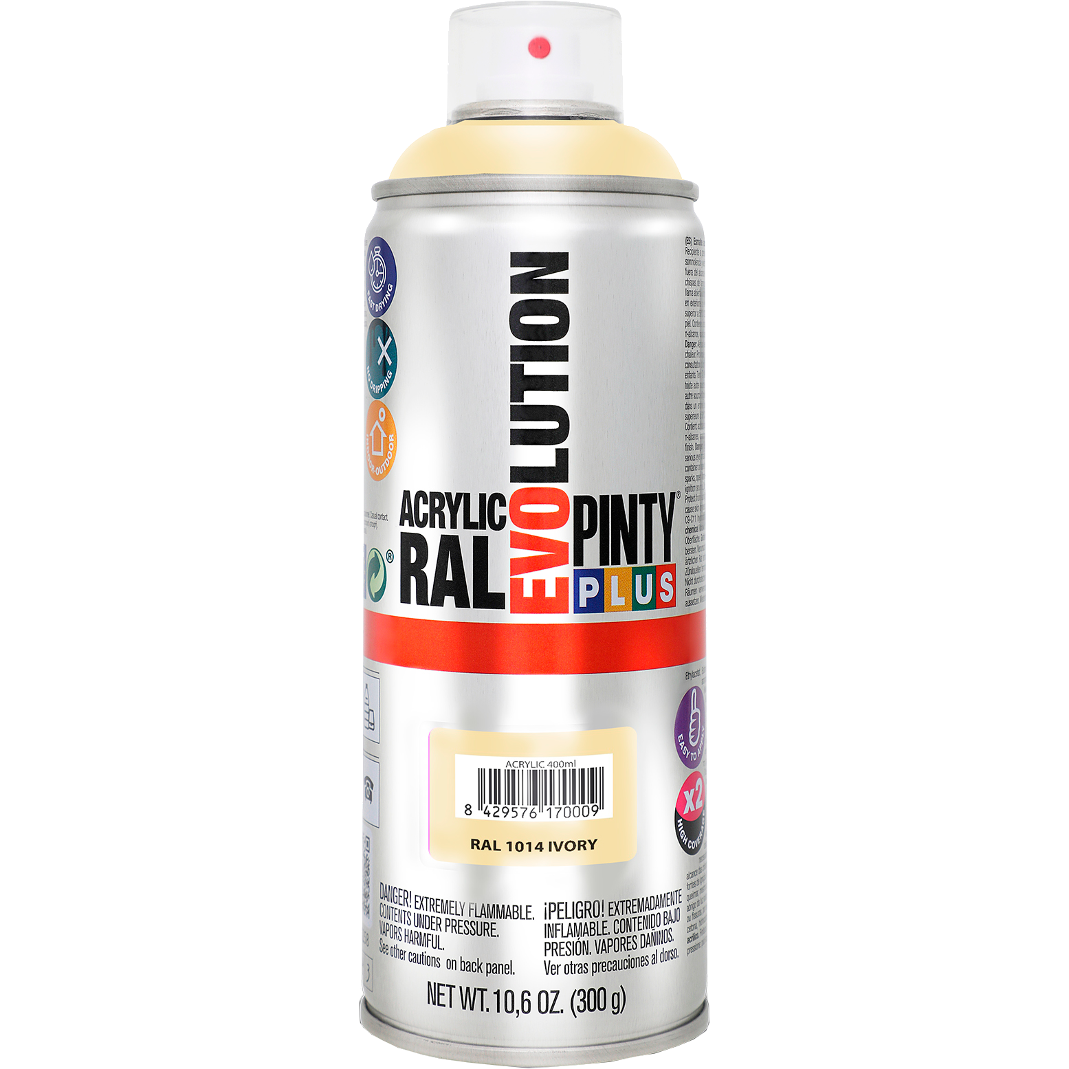 Pinty Plus evolution akril spray 400ml ral 1014 elefántcsont