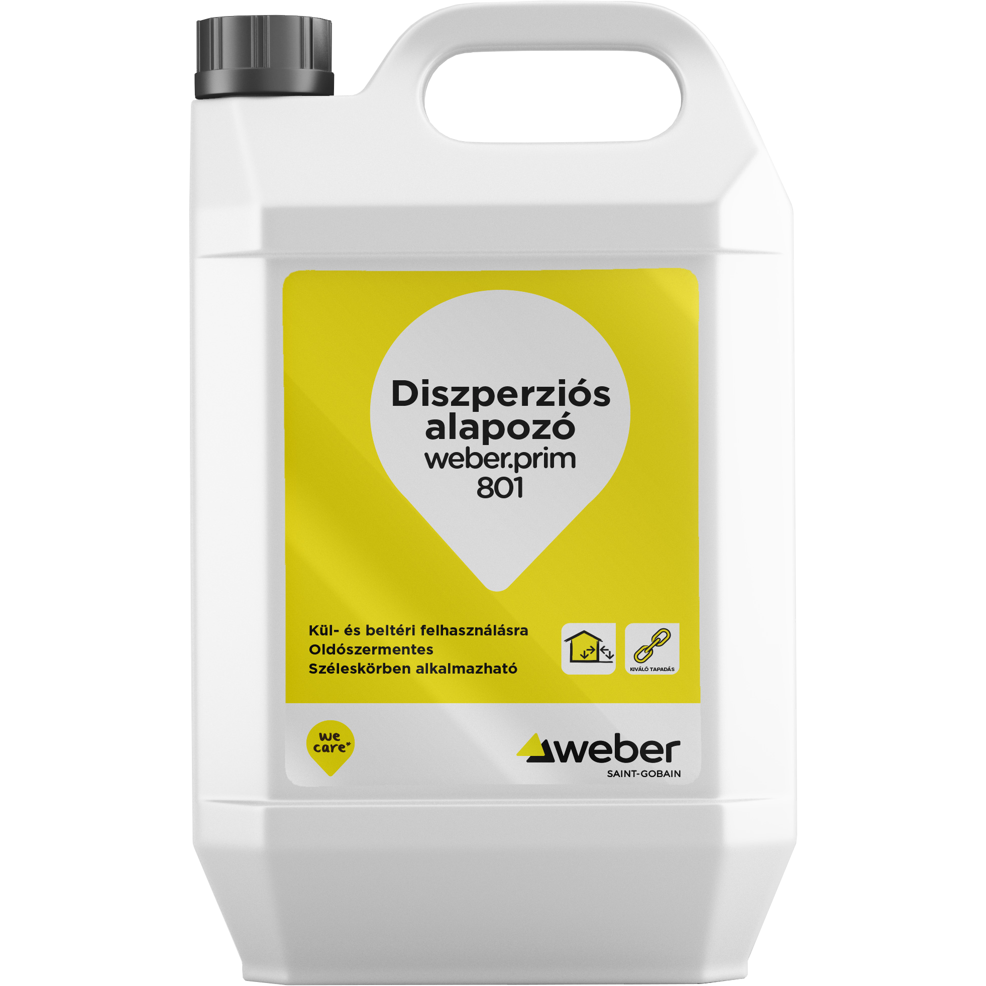 WEBER WEBER.PRIM 801 HIDEGBURKOLATI ALAPOZÓ 5 L - Tapadóhíd