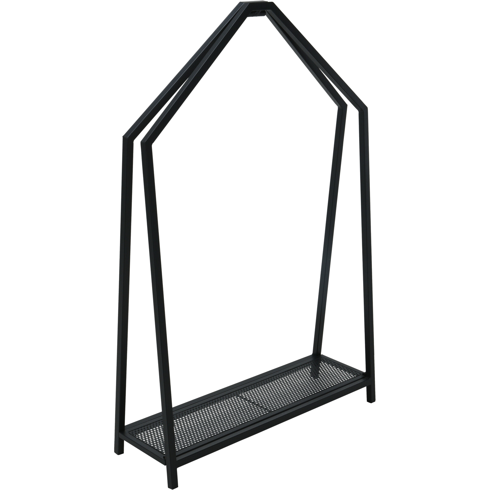 Fahasábtartó 78x24x118cm vas fekete összehajtható - Fűtés