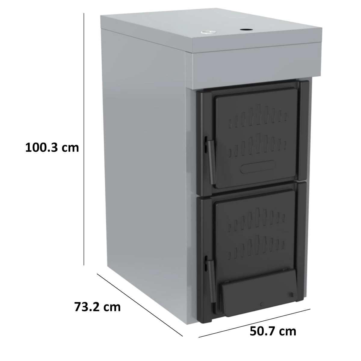 Warnex hunor sp 5 tagos szilárdtüzelésű öntöttvas kazán 25kw