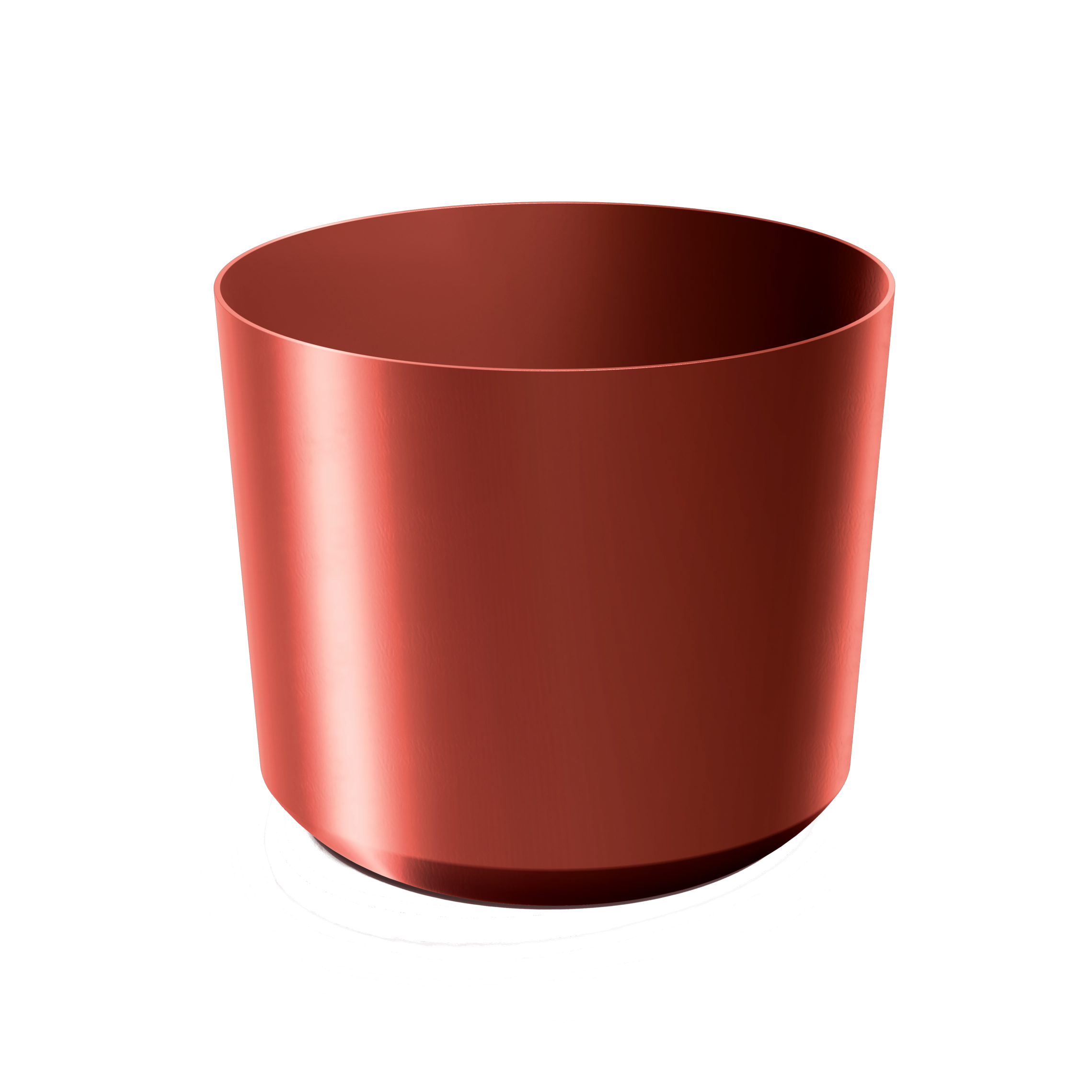 PROSPERPLAST KASPÓ TUBO MŰANYAG 12,8CM RÉZ - Virágcserép