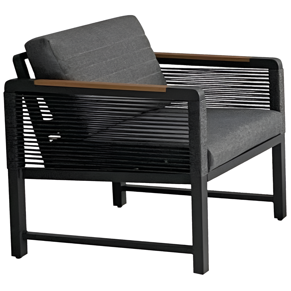 4 személyes alumínium vázú kerti bútorszett - Fém kerti bútor