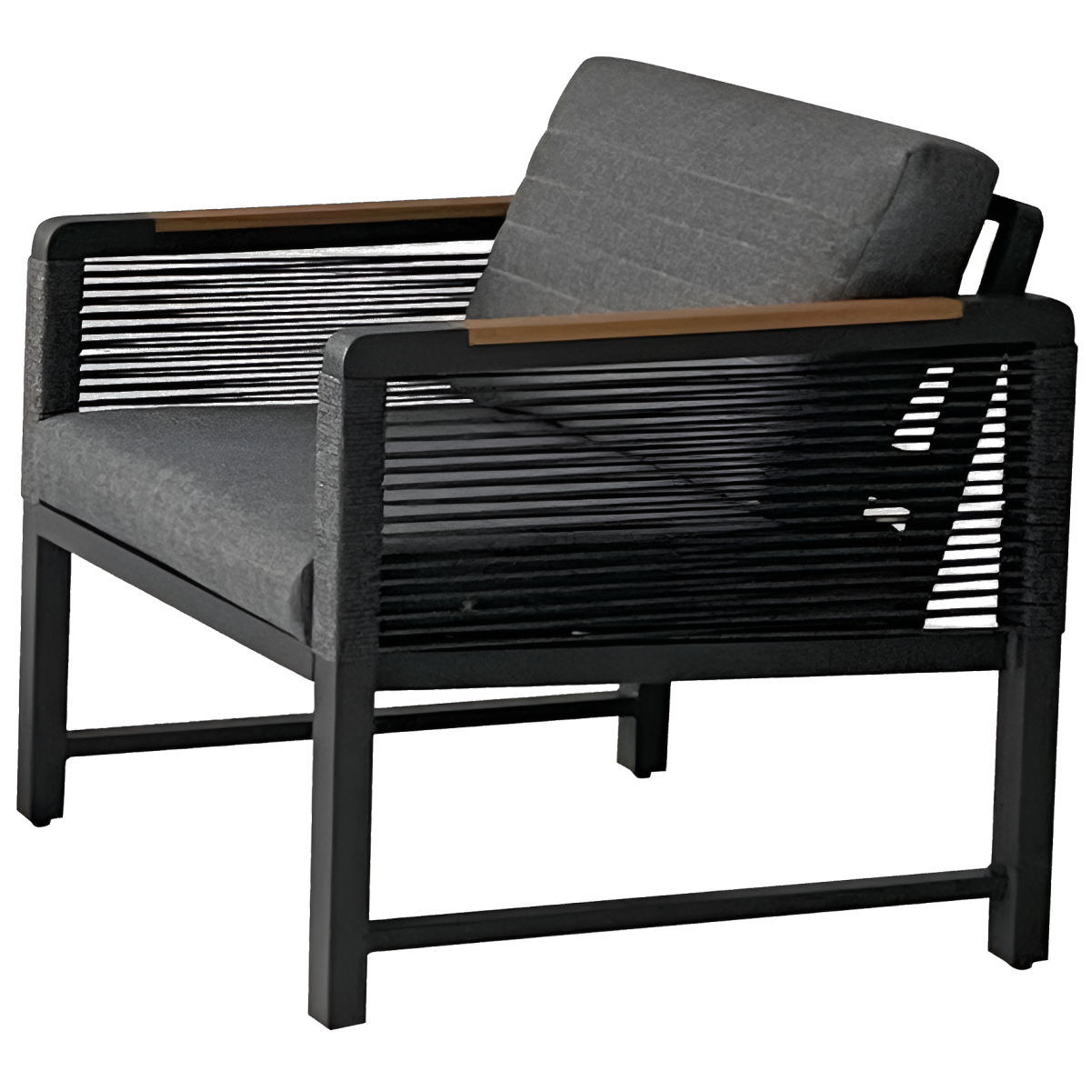 4 személyes alumínium vázú kerti bútorszett - Fém kerti bútor