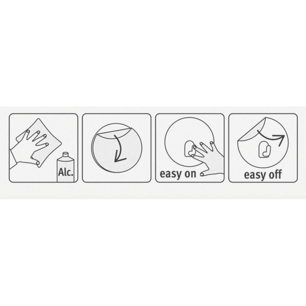 Suki akasztó 100mm öntapadós alu színű 1db/csm - Bútorvasalat,