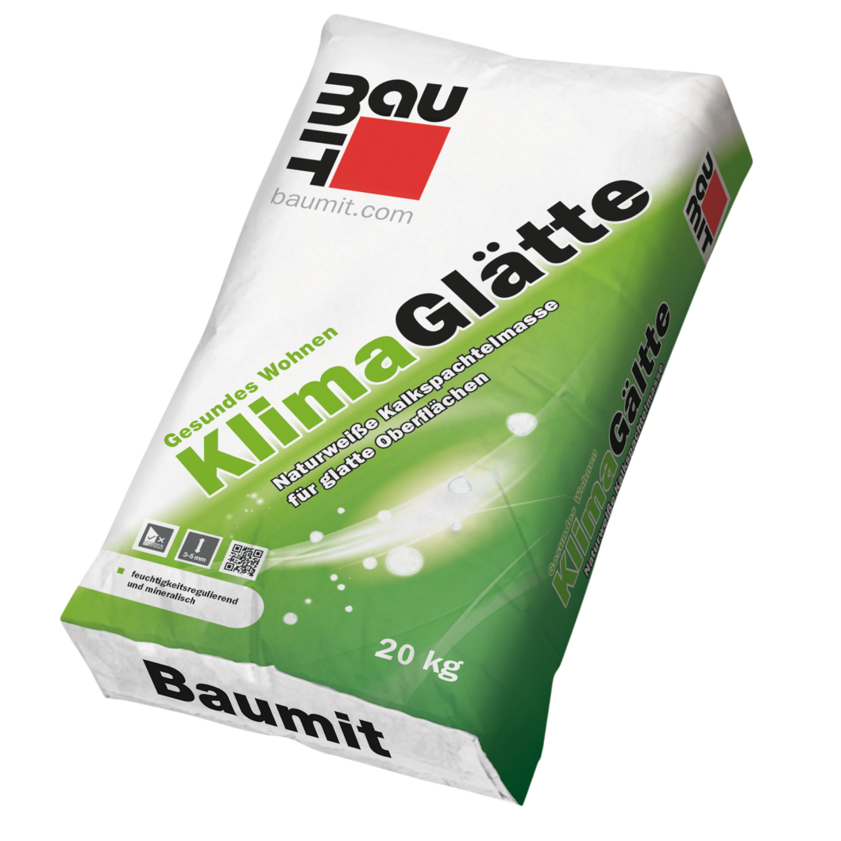 Baumit klíma glätte 20kg kézi és gép felhordású beltéri kész
