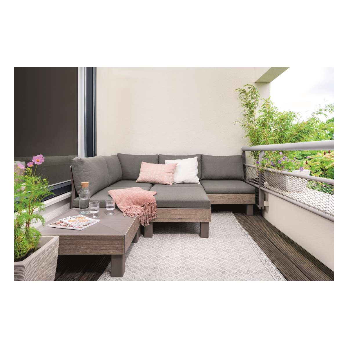 Keter elements signature full műanyag kerti bútor szett - Műanyag