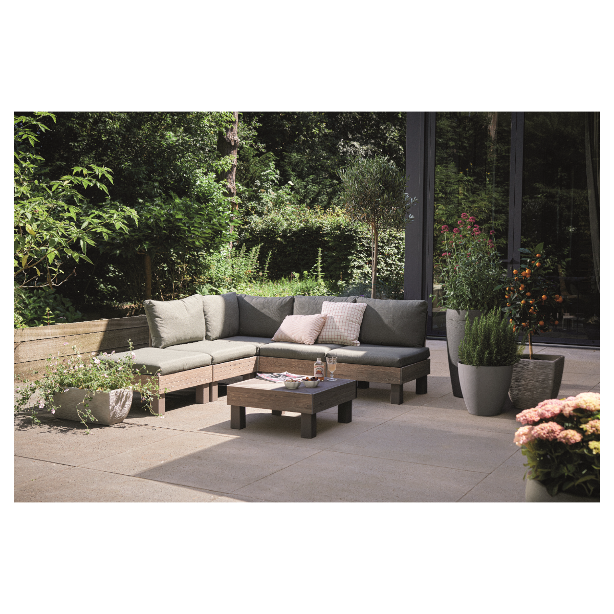 Keter elements signature full műanyag kerti bútor szett - Műanyag