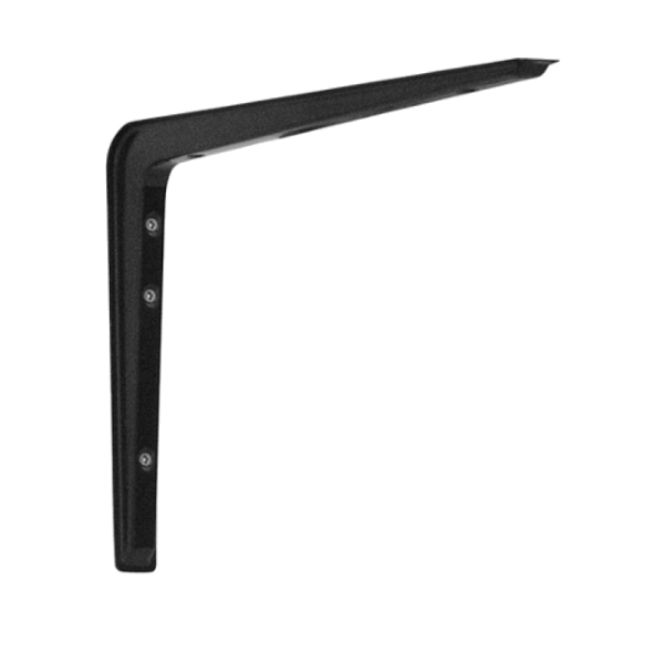 Konzol 17x12cm, felcsavarozható fekete - Polc - Bútor