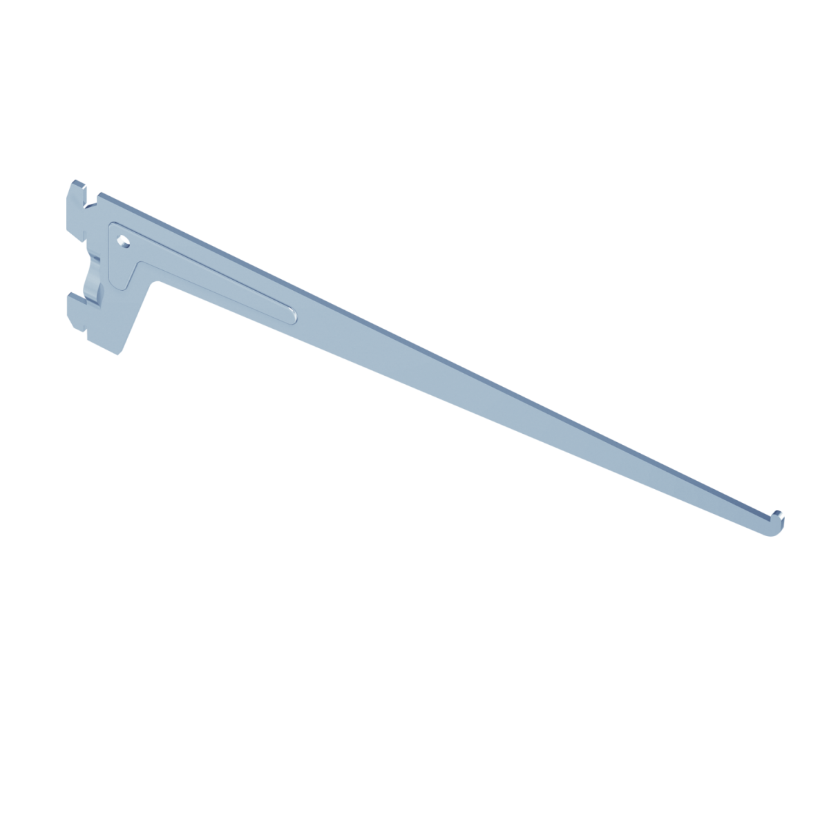 Konzol 15cm, 2 horgos, fehér - Polc - Bútor